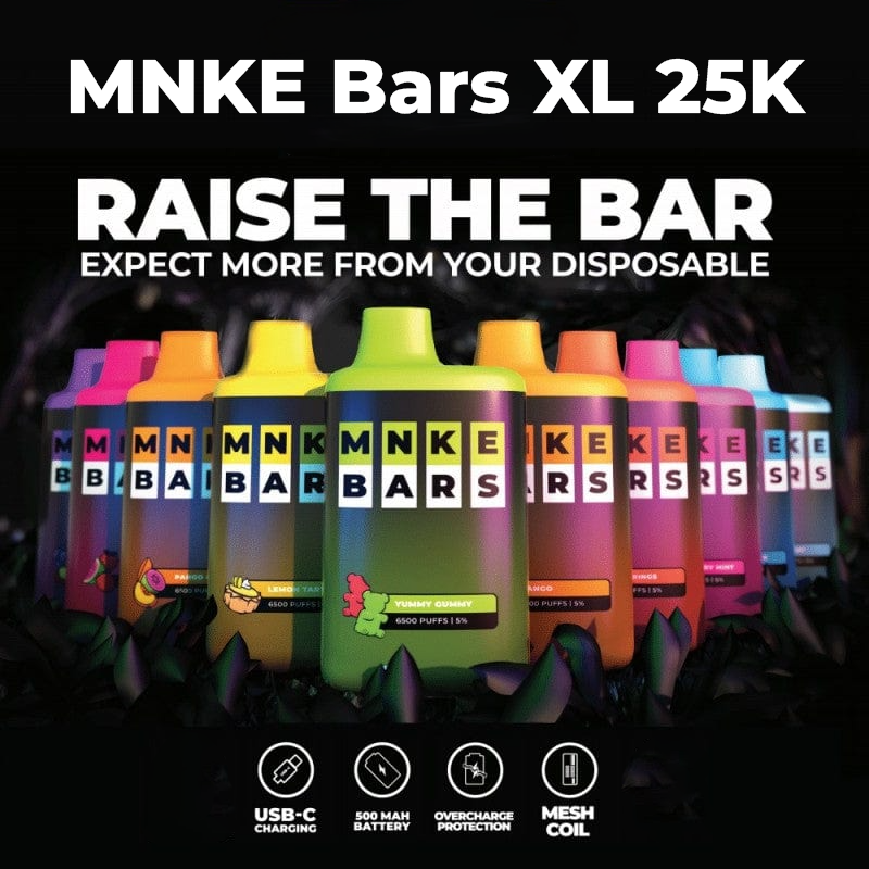 MNKE Bars XL 25K: The Ultimate Disposable Vape Experience – Funky Lands